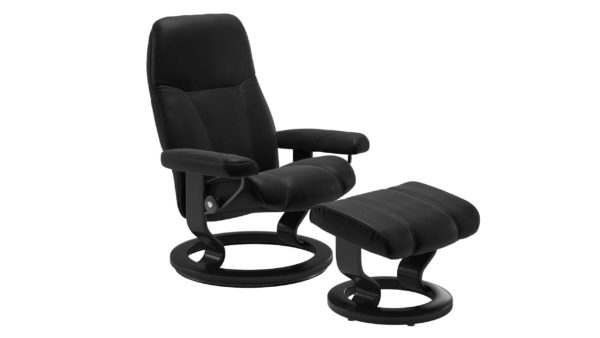 Stressless CONSUL M Relax-Sessel und Hocker Leder - MÖBELLAND ... Stressless CONSUL M Relax-Sessel und Hocker Leder - MÖBELLAND ...